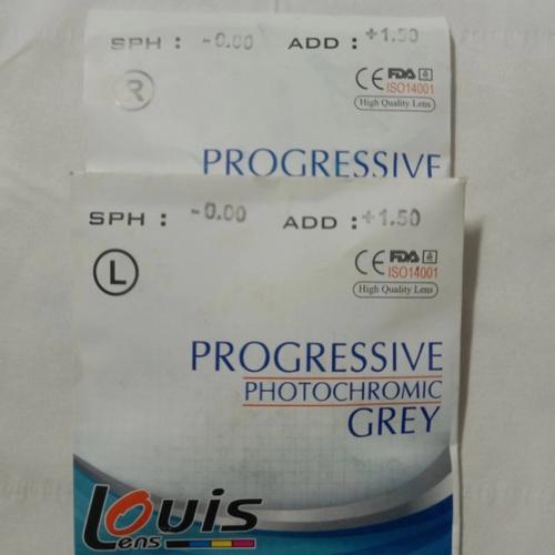 Jual lensa kacamata progresif photocromic anti radiasi index 1.66 no ...