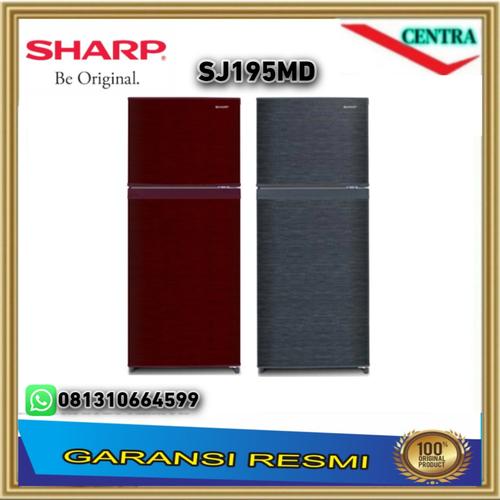 Jual SHARP KULKAS 2 PINTU SJ-195MD / SJ 195MD / SJ 195 MD NO FROST ...