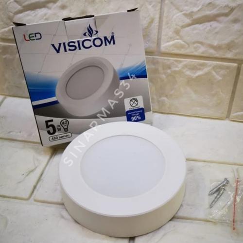 Jual DownLight Outbow 5watt LED Visicom 4000k Panel OB ber SNI Baret ...