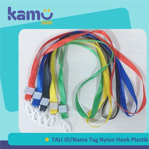 Jual Tali Id Card Nylon Hook Plastik/Tali Name Tag (CM-NYLKP) [ISI 20 ...