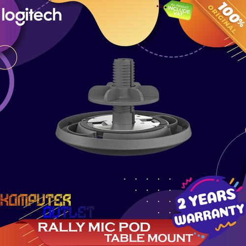 Jual LOGITECH RALLY MIC POD TABLE MOUNT - VIDEO COLLABORATION - Jakarta ...