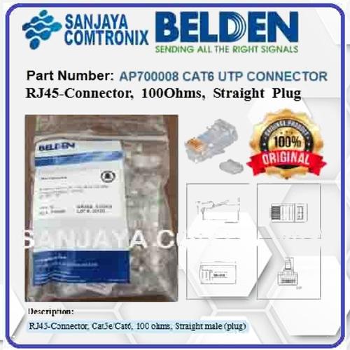 Jual BELDEN AP700008 Konektor RJ45 Connector RJ45 Cat. 6 - Jakarta ...