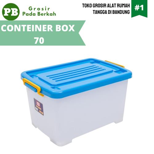 Jual Shinpo kontainer Box Plastik 70 Liter Kotak Penyimpanan Serbaguna ...