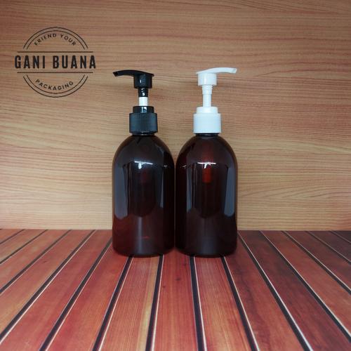 Jual BOTOL PUMP 250ML OVAL AMBER/COKLAT PUMP HITAM/PUTIH - Hitam - Kota Bekasi - Gani Buana ...