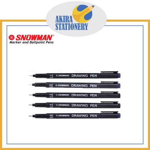 Jual SPIDOL LUKIS / PULPEN GAMBAR / DRAWING PEN SNOWMAN FT-700 - HITAM ...