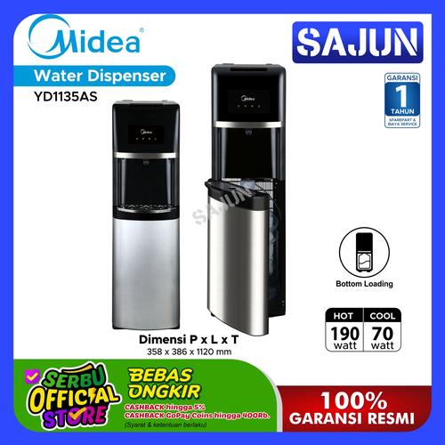 Promo MIDEA YD1135AS Dispenser Air GALON BAWAH LOW WATT- Hot - Normal ...