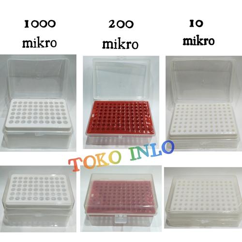 Jual Rak Mikrotip/Rak Mikropipet Tip Plastik/Wadah Box Mikrotip - 10 ...