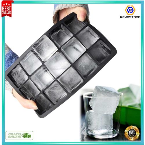Jual Cetakan Es Batu Model Cube Design 15 Lubang Hole BPA Free Silicone ...