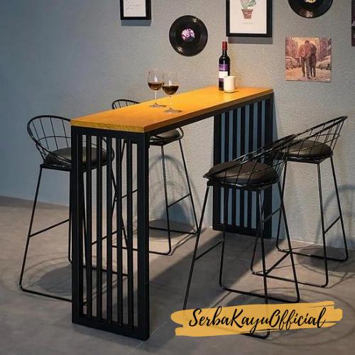 Jual meja mini bar kayu asli uk 120*90*35 cm - Kab. Tangerang ...