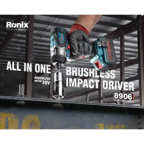 Jual Ronix Model 8906K Brushless 20V Battery Cordless Screwdriver Set ...