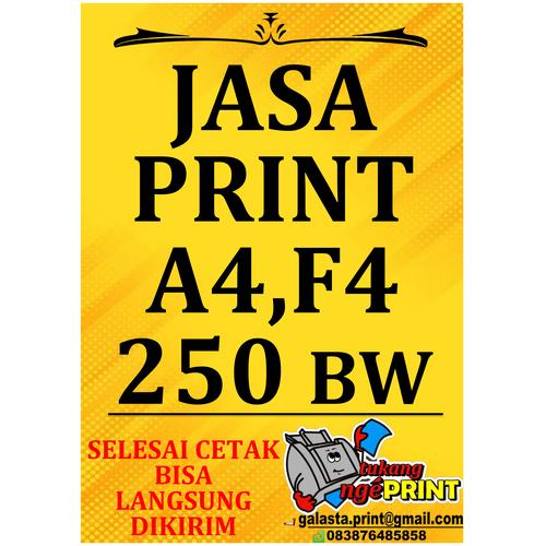 Jual JASA PRINT MURAH BW/ WARNA UKURAN A4,F4 (24 JAM) - BW /HITAM PUTIH - Kota Tangerang ...