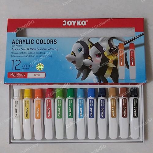 Jual Cat Akrilik Acrylic Paint Waterbased Set 12 Color @24gram Asturo ...