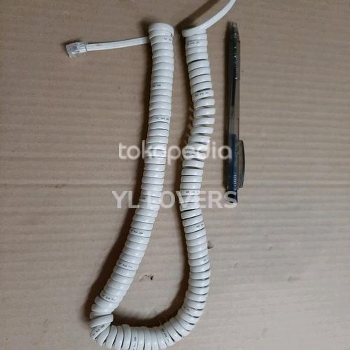 Jual Kabel spiral tlp panjang / kabel telp spiral/kabel ulir tlp ...