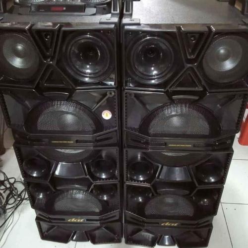 Jual Speaker Aktif Pasif 12" Double Subwoofer DAT DX/DS-122 Sepasang 12 ...