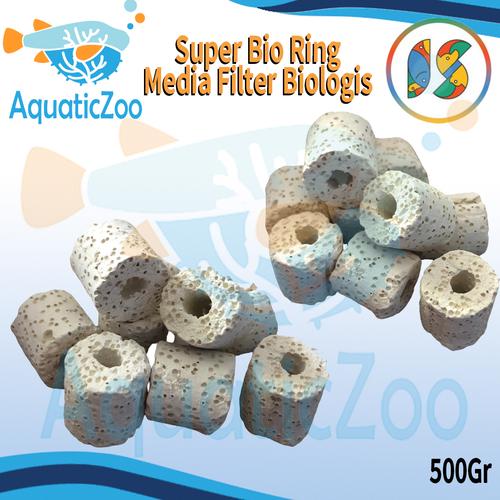 Jual Super Bio Ring 500gr (1Lt) Media Biologis Media Filter Aquarium ...