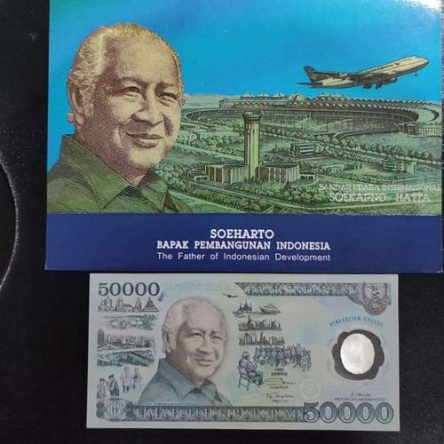 Jual uang kuno 50rb soeharto 50000 suharto polymer polimer noser bagus ...