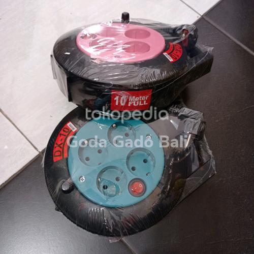 Jual cuk roll kabel roll kabel box 10 meter kabel gulung + saklar 4 ...