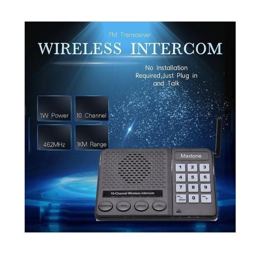 Jual INTERKOM INTERCOM INTERPHONE AIPHONE WIRELESS WIRELES MAXTONE 10 ...