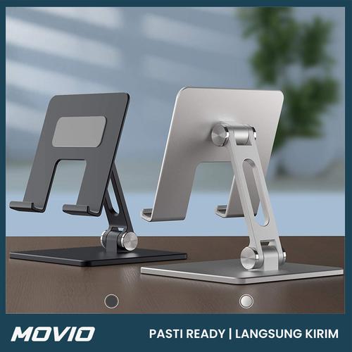 Promo MOVIO Stand Holder Aluminium - Dudukan Holder Tablet / Ipad / HP ...