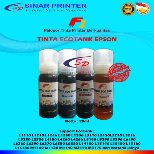 Jual Refill Tinta F1 Ink EcoTank Epson 001 003 005 Isi Ulang 90ml ...