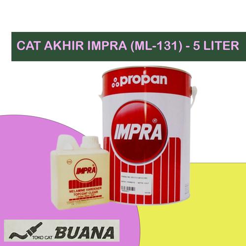 Jual Cat Kayu Top Coat IMPRA Melamine Lack (ML-131) - galonan (5 liter ...