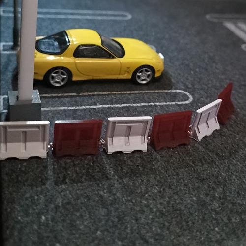 Jual 3D Receh Traffic Barrier 1 64 Aksesoris Diorama Diecast Hot Wheels ...