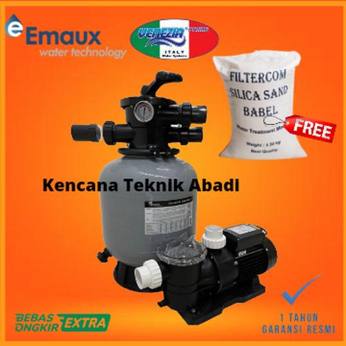 Jual Mesin Pompa Air Kolam Renang 1HP + Sand Filter 16" Paket Kolam ...