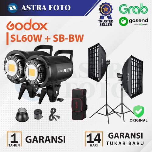 Jual Paket Lampu Studio Godox SL60W - Godox SL 60 W LED Video Lighting ...