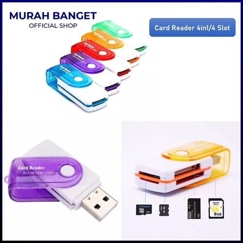 Jual Card Reader All In One 4 Slot Multi Memory Converter to Flashdisk ...