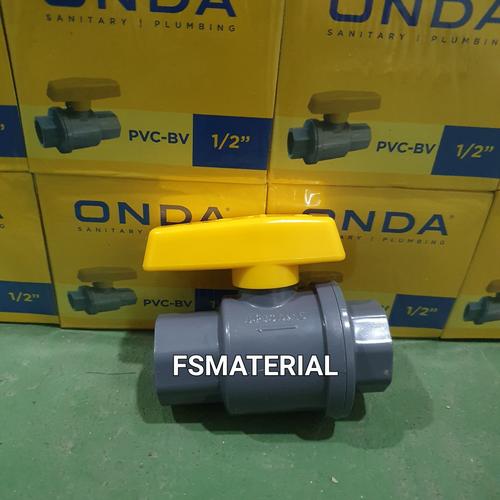 Jual Stop kran pvc ONDA 1/2 " / ball valve PVCBV ONDA 1/2" - Jakarta ...