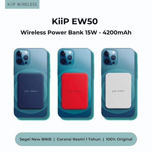 Promo Kiip Power Bank Mini Wireless Magnetic Magsafe Fast Charge 15W PD ...