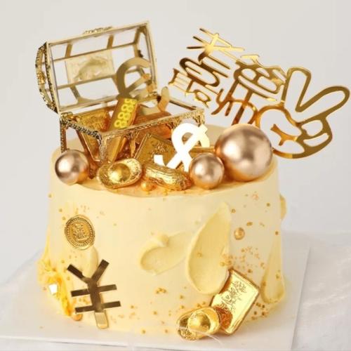Jual CMK01 Cake Topper Box Treasure Kotak Harta Karun Hoki Hias Kue ...