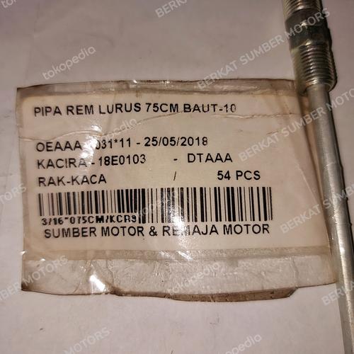 Jual pipa rem kopling lurus 13/16 kunci 10 merk kacira harga sesuai ...