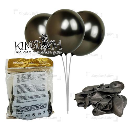 Jual Balon Chrome Hitam / Balon Metalik Chrome / Balon Latex Chrome ...