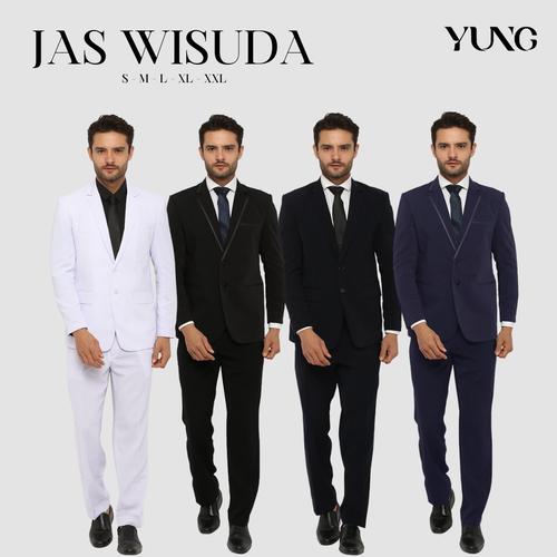 Jual Jas formal jas kantor jas nikah blazer pria jas wisuda hitam ...