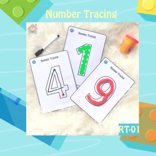 Jual Number Tracing Belajar Anak Menulis Angka Tracing Montessori ...