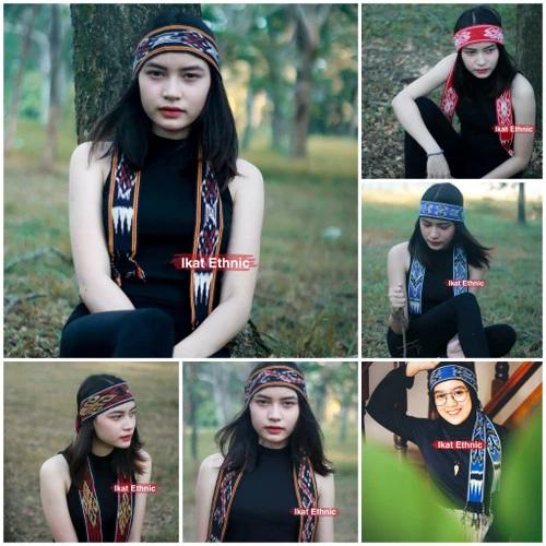 Jual 43 Motif Ikat kepala Ikat Tenun Ikat Etnik Syal Etnik Khas Lombok ...