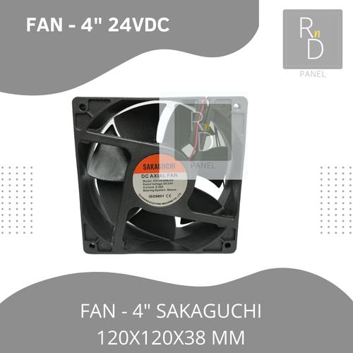 Jual FAN PANEL 12cm 24VDC / FAN 120X120X38 24VDC / FAN 4" SAKAGUCHI ...