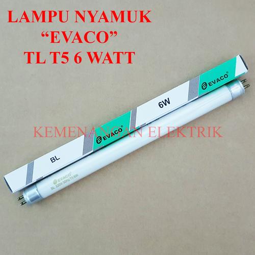 Jual REFILL LAMPU NYAMUK UV / INSECT KILLER EVACO TL T5 6W 6 WATT 6 W ...