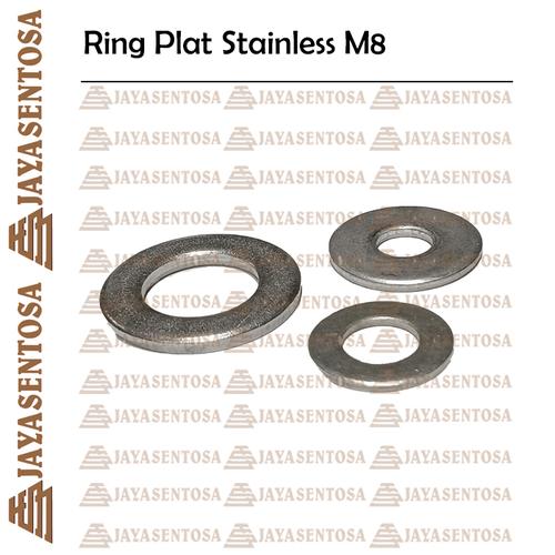 Jual RING PLAT STAINLESS M8 - SS304 - SUS304 - A2 - Jakarta Pusat ...