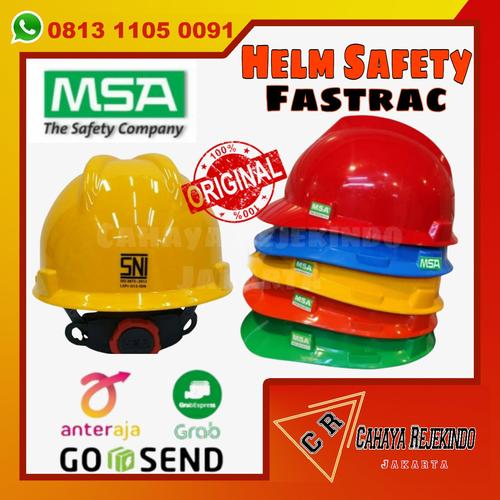 Jual Helm Proyek MSA Lokal Fastrac + Tali Dagu Nylon (Chin Strap ...
