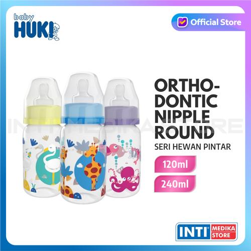 Jual BABY HUKI - Botol Susu Bayi PP SP Orthodontic Nipple ROUND - Biru ...