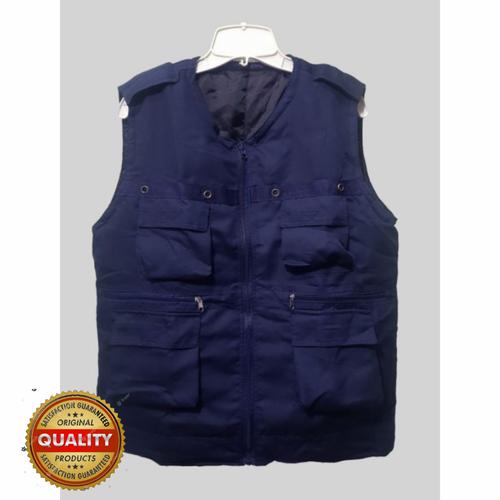 Jual Rompi warna navy/Rompi Mancing/Lapangan/ Jaket Rompi/ ROmpi Oblong ...