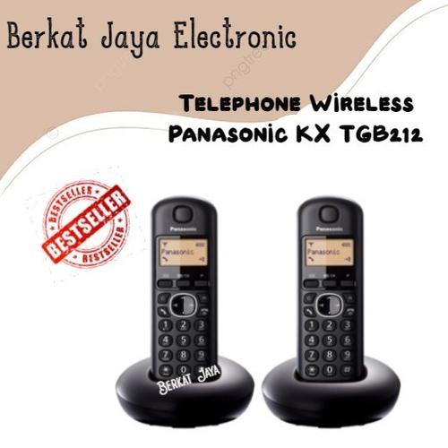 Jual PANASONIC KX-TGB212 WIRELESS / TELEPON CORDLESS PANASONIC KXTGB 212 - TGB 212 - Jakarta ...