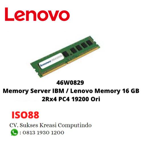 Jual Memory Server IBM / Lenovo 46W0829 Memory 16 GB 2Rx4 PC4 19200 Ori ...