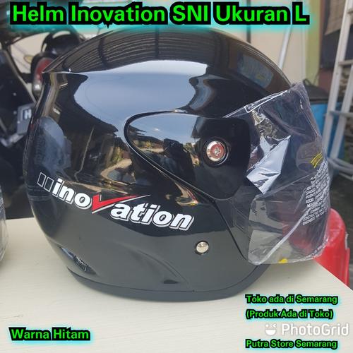 Jual Helm Motor SNI ukuran L Warna Hitam Helm SNI Helem Motor Standar ...