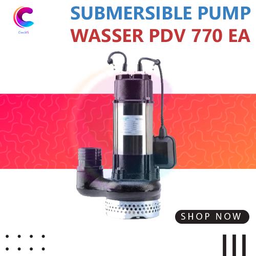 Jual WASSER STAINLESS STELL SUBMERSIBLE VORTEX PUMP PDV 770EA OTOMATIS ...