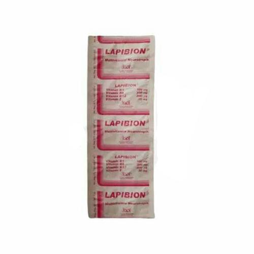 Jual lapibion vitamin B1 B6 B12 E multivitamin 10's 10 tablet / strip ...
