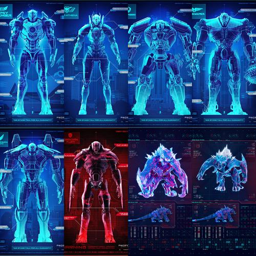 Jual Poster Blueprint Hd Pacific Rim : Uprising - Gipsy Avenger - Kota ...