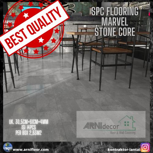 Jual spc Flooring tile Marvel stonecore 4mm motif concrete/semen ...